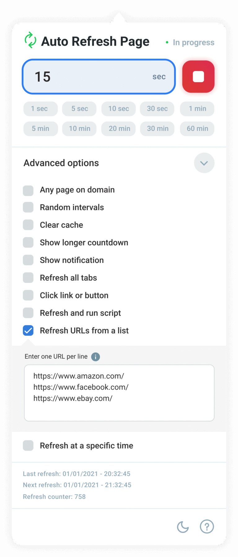 Auto Refresh Chrome - Automatic Page Refresh Extension
