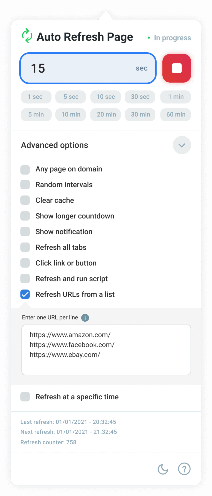 Auto Refresh Chrome - Automatic Page Refresh Extension